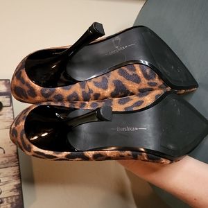 Bershka | Shoes | Bershka Leopard Print Heels Size 5 | Poshmark